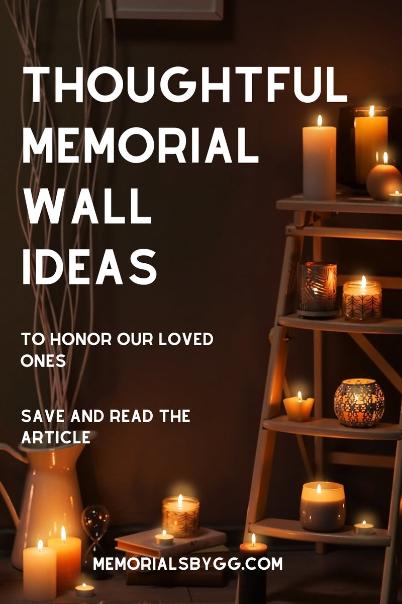 Thoughtful Memorial Wall Ideas to Honor Loved Ones – Memorials By GG