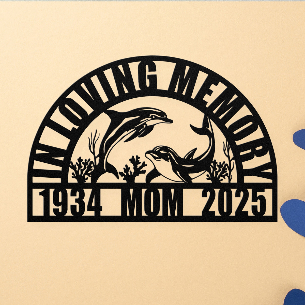 Dancing Dolphin Memorial Sympathy Gift – Memorials By GG