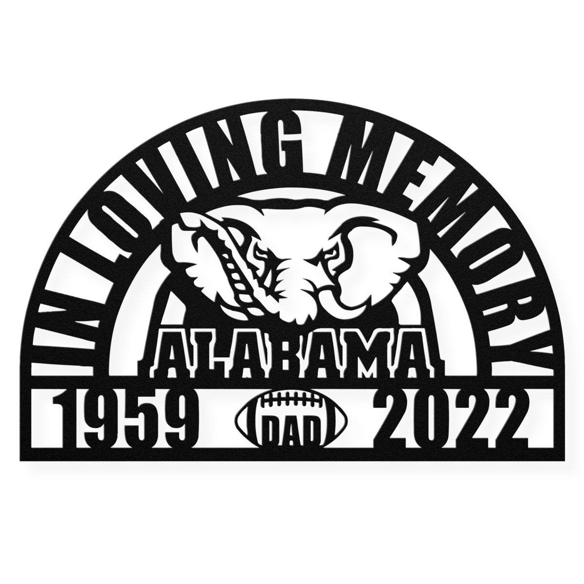 Alabama Football Memorial Gift for Fan – Memorials By GG