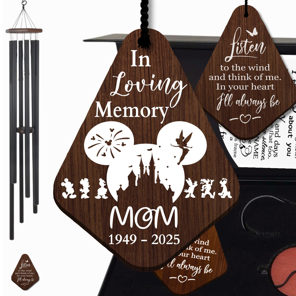 Disney Sympathy Wind Chimes Gift Loss of Loved One – Memorials By GG